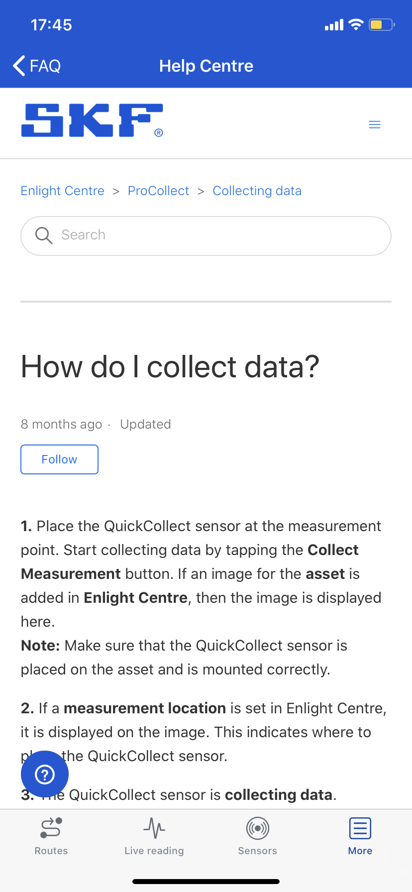 How do I view FAQ in ProCollect? – Enlight Centre